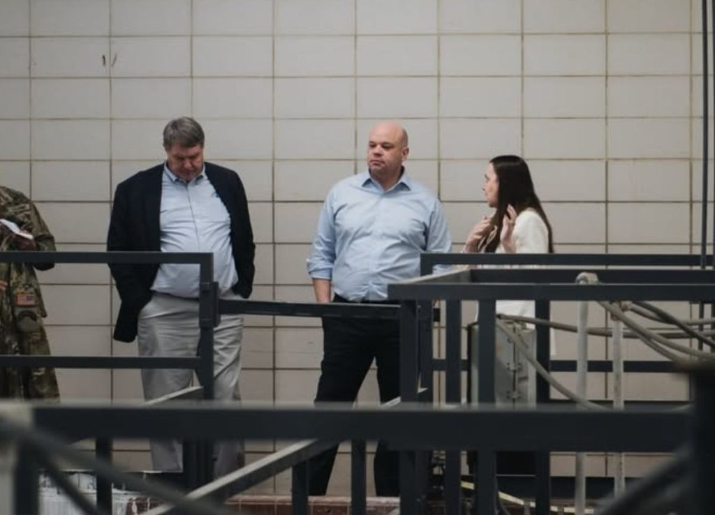 Adam Telle and Col. Francis Pera Inspect Dalecarlia Plant in Washington ...