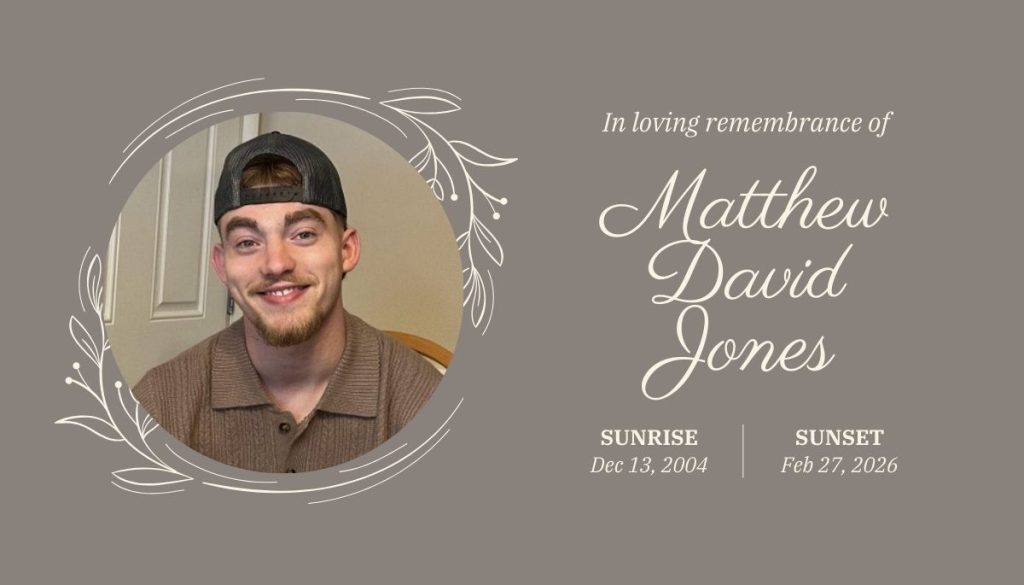 Fort Wayne, IN, Mourns the Loss of Matthew David Jones After a Fatal ...