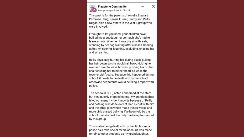 Flagstone QLD Parents Demand Action as School Bullying Leaves Students ...