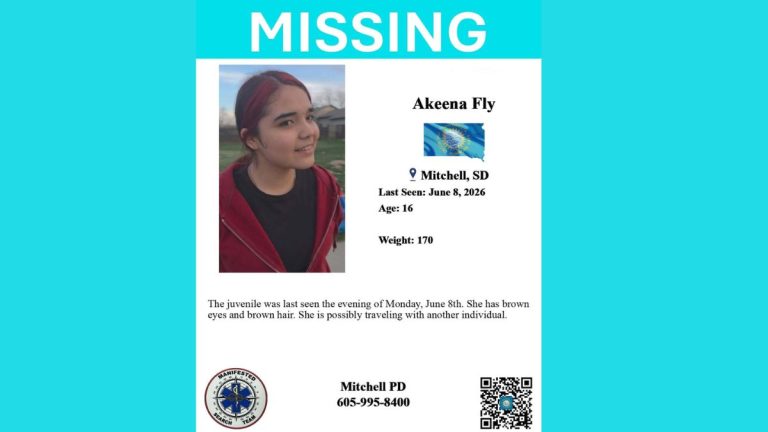 Mitchell, SD Teen Akeena Fly, 16, Missing Since Monday Evening ...